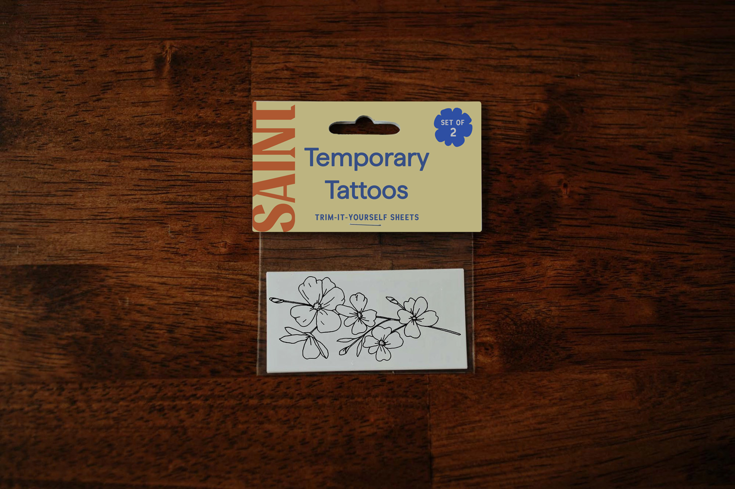 March - Cherry Blossom Temporary Tattoos – Saint Tattoos