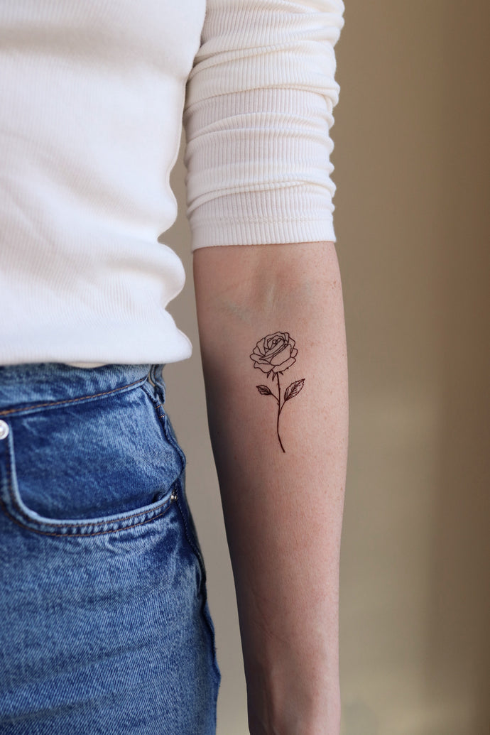 June - Rose Temporary Tattoos – Saint Tattoos